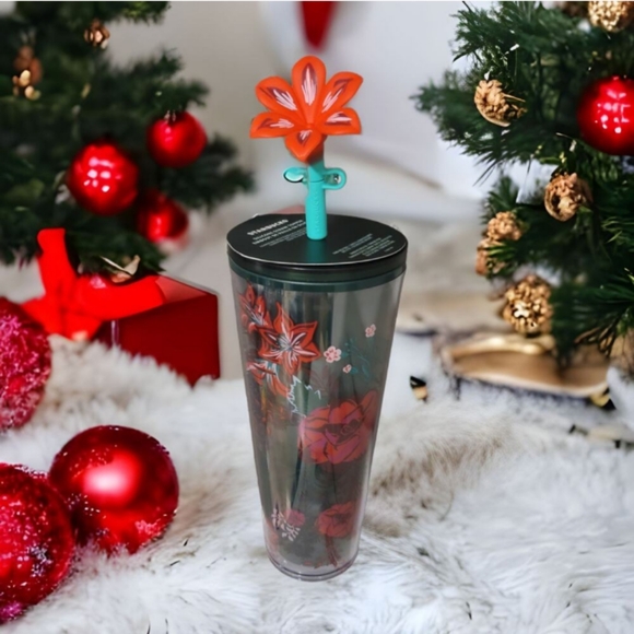 Starbucks | Dining | Starbucks 222 Holiday Enchanted Forest Poinsettia ...